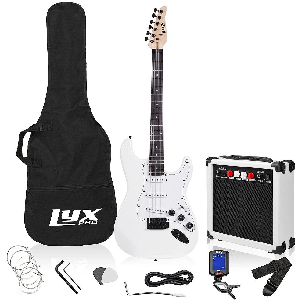 Lyxpro Electric Guitar Kit, 39” Electric Guitar With Amp & Electric ...