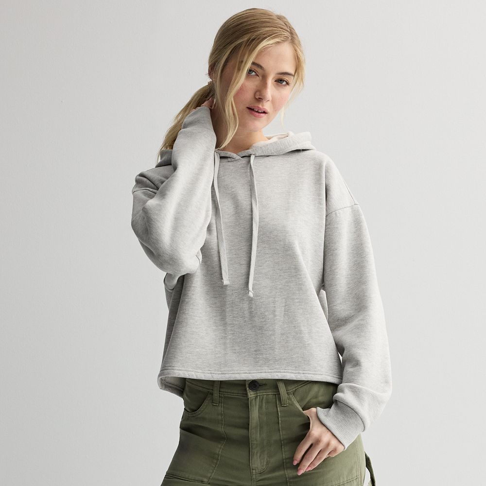 Juniors' Pink Republic Long Sleeve Hoodie