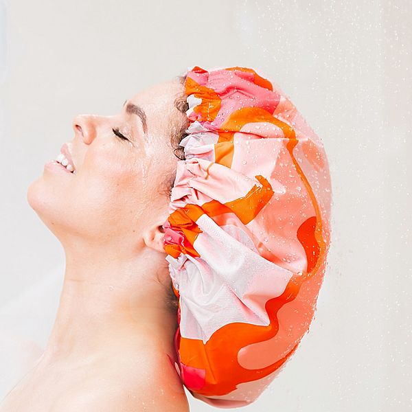 Glow by Daye Satin Lined Adjustable Shower Cap