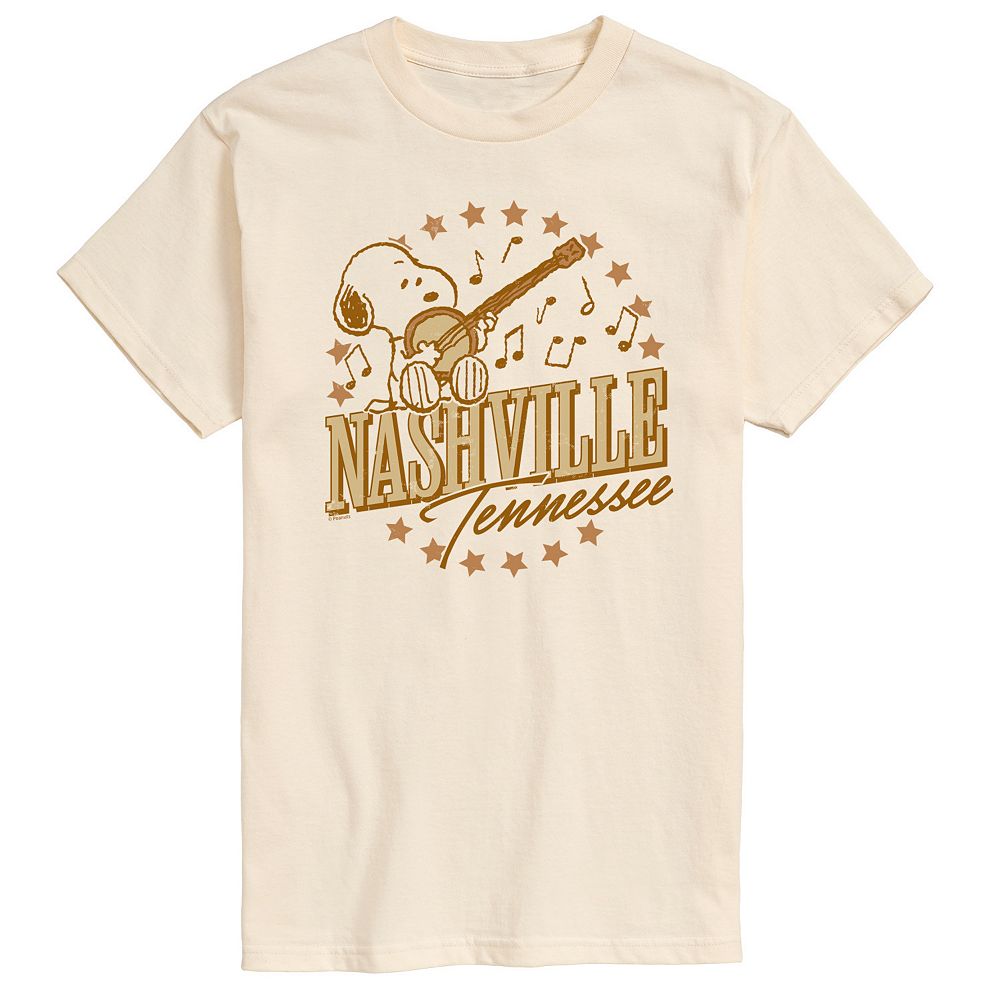Men's Peanuts Snoopy Nashville Tennessee Graphic Tee