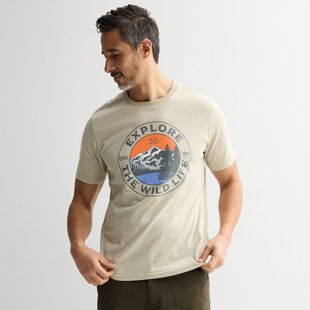 Realtree Men's "Explore the Wild Life" Graphic Tee