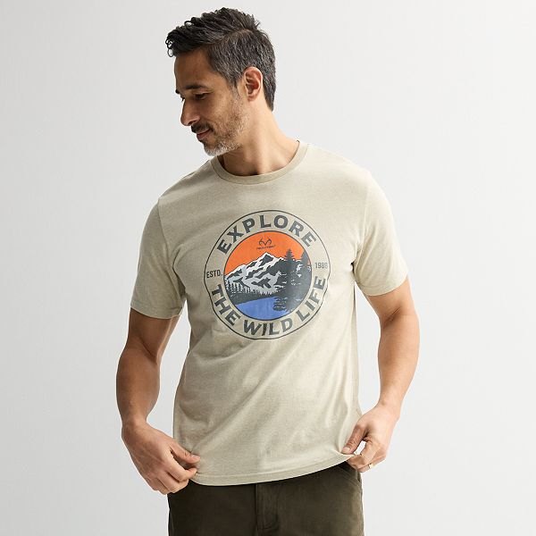 Realtree Men's "Explore the Wild Life" Graphic Tee