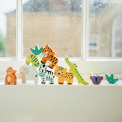Orange Tree Toys Stacking Jungle Animals