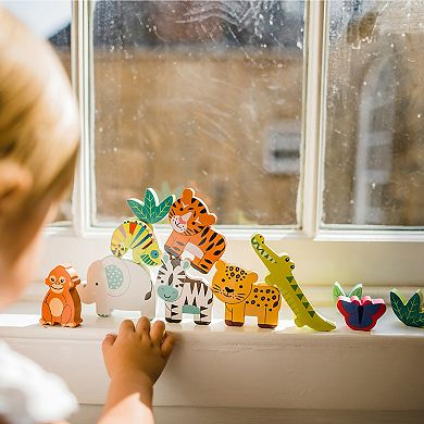 Orange Tree Toys Stacking Jungle Animals