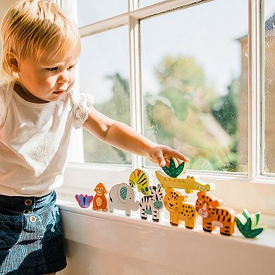 Orange Tree Toys Stacking Jungle Animals
