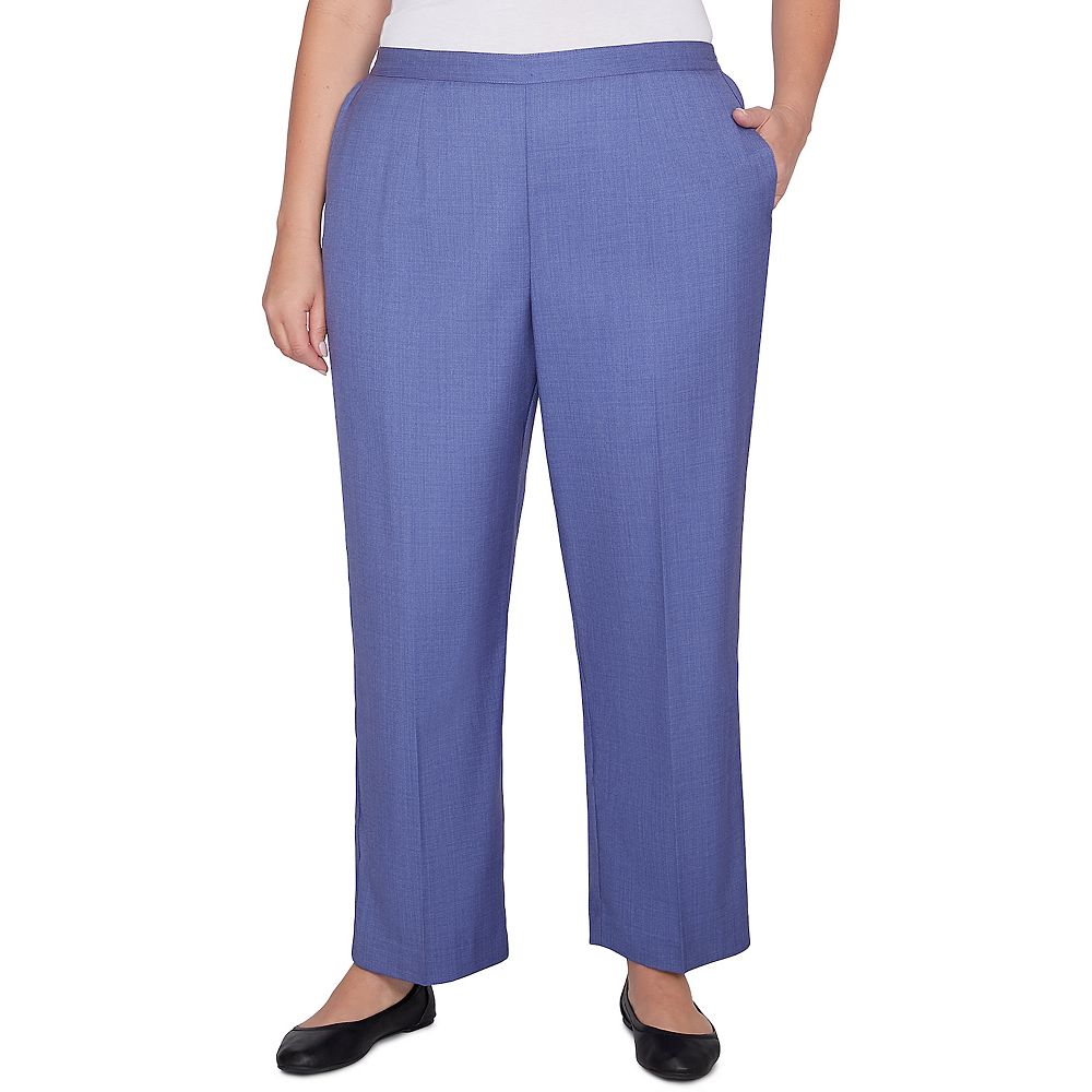 Plus Size Alfred Dunner Avenue Classic Medium Length Pants
