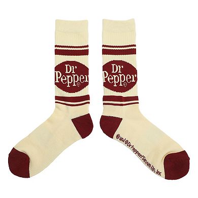 Men's Dr. Pepper Vintage Logo Crew Socks