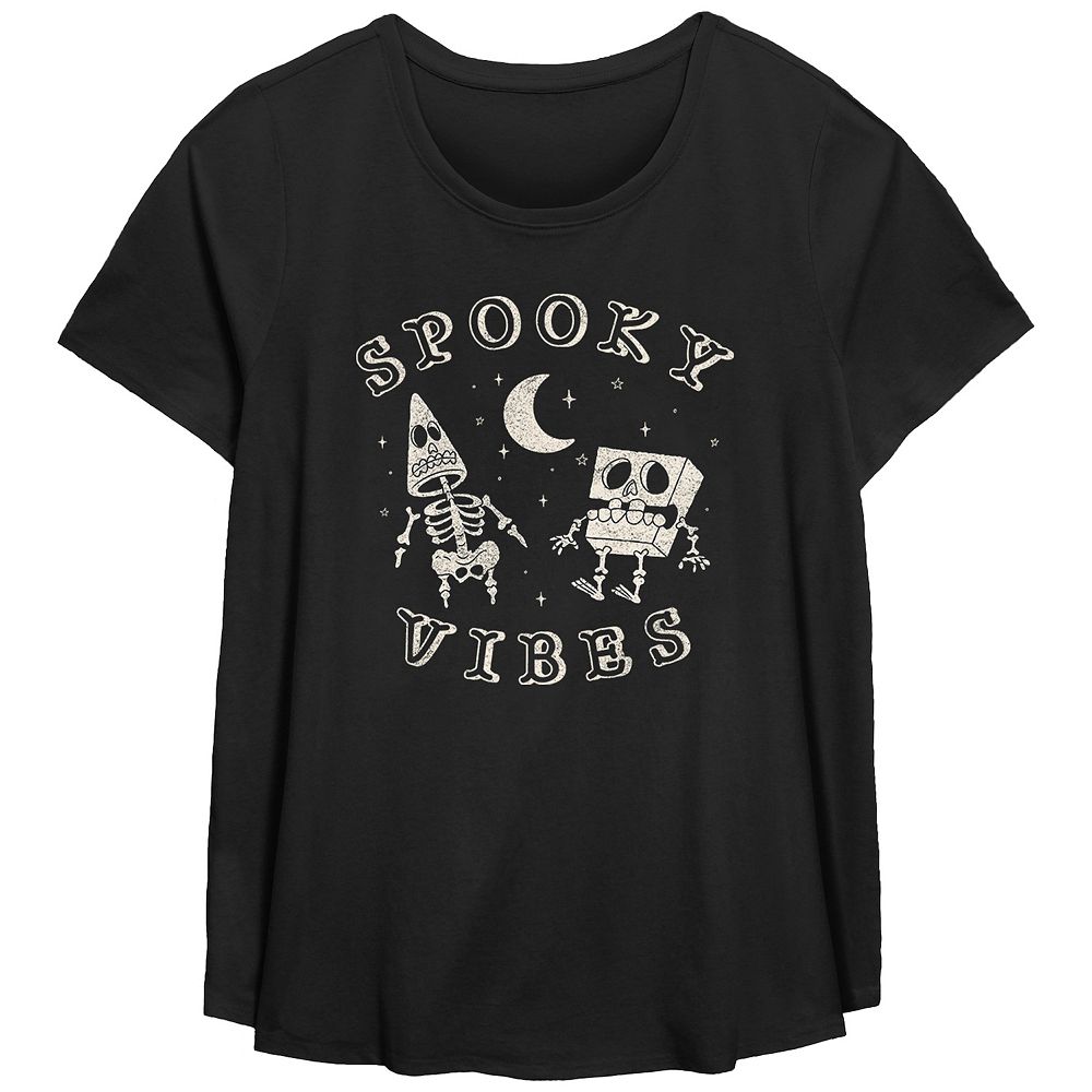 Plus Size Nickelodeon SpongeBob SquarePants And Patrick Spooky Vibes ...
