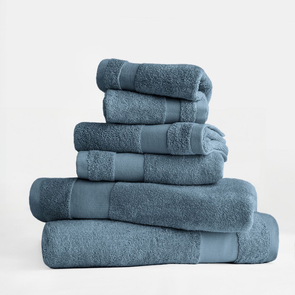 Home Collection 6-Piece 100% Cotton Bath Towels