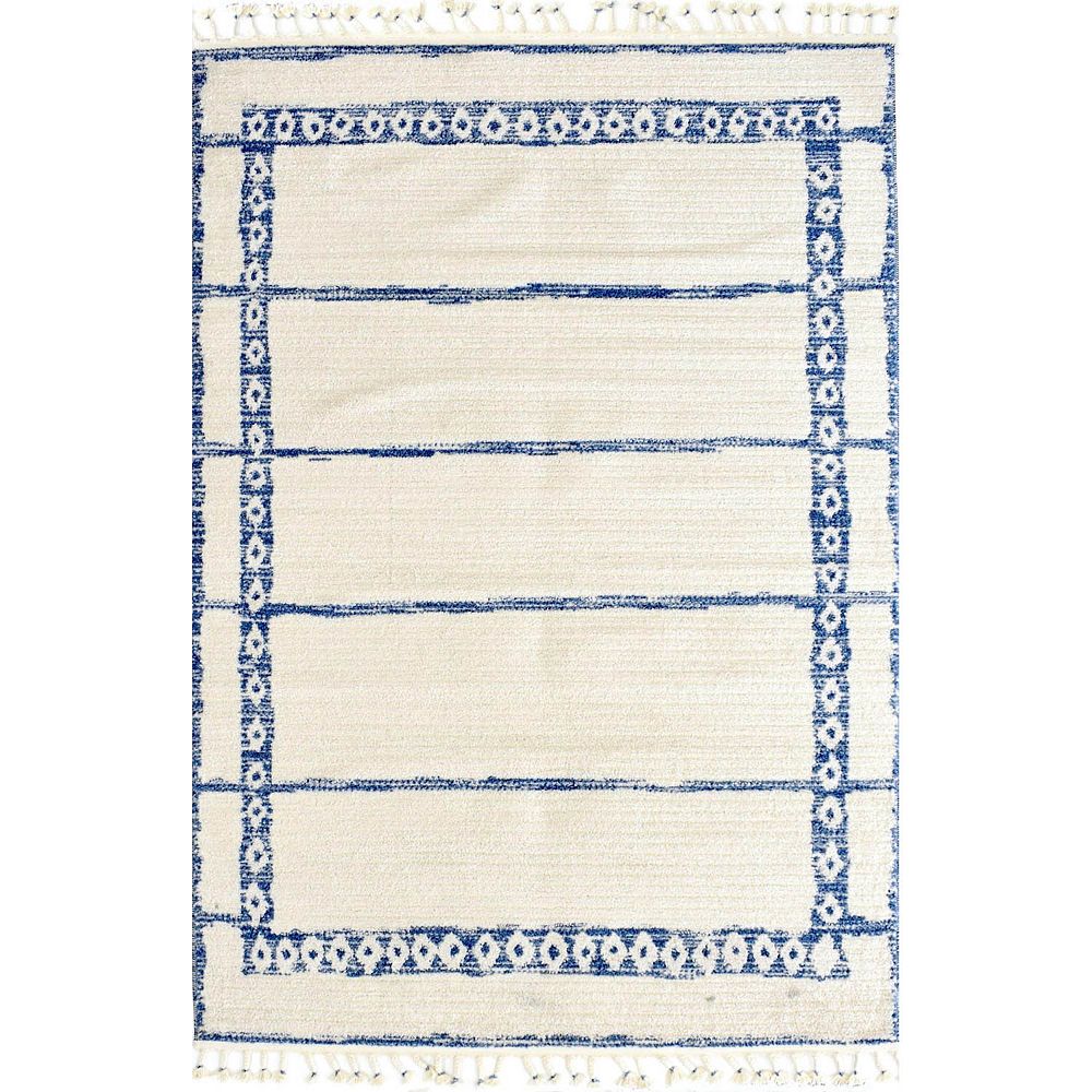 Mason Brooks Ibiza Geometric Border Area Rug