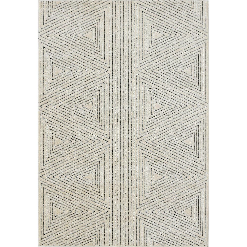 Rugs America Chanai Cadence Nestled Triangle Geo Area Rug