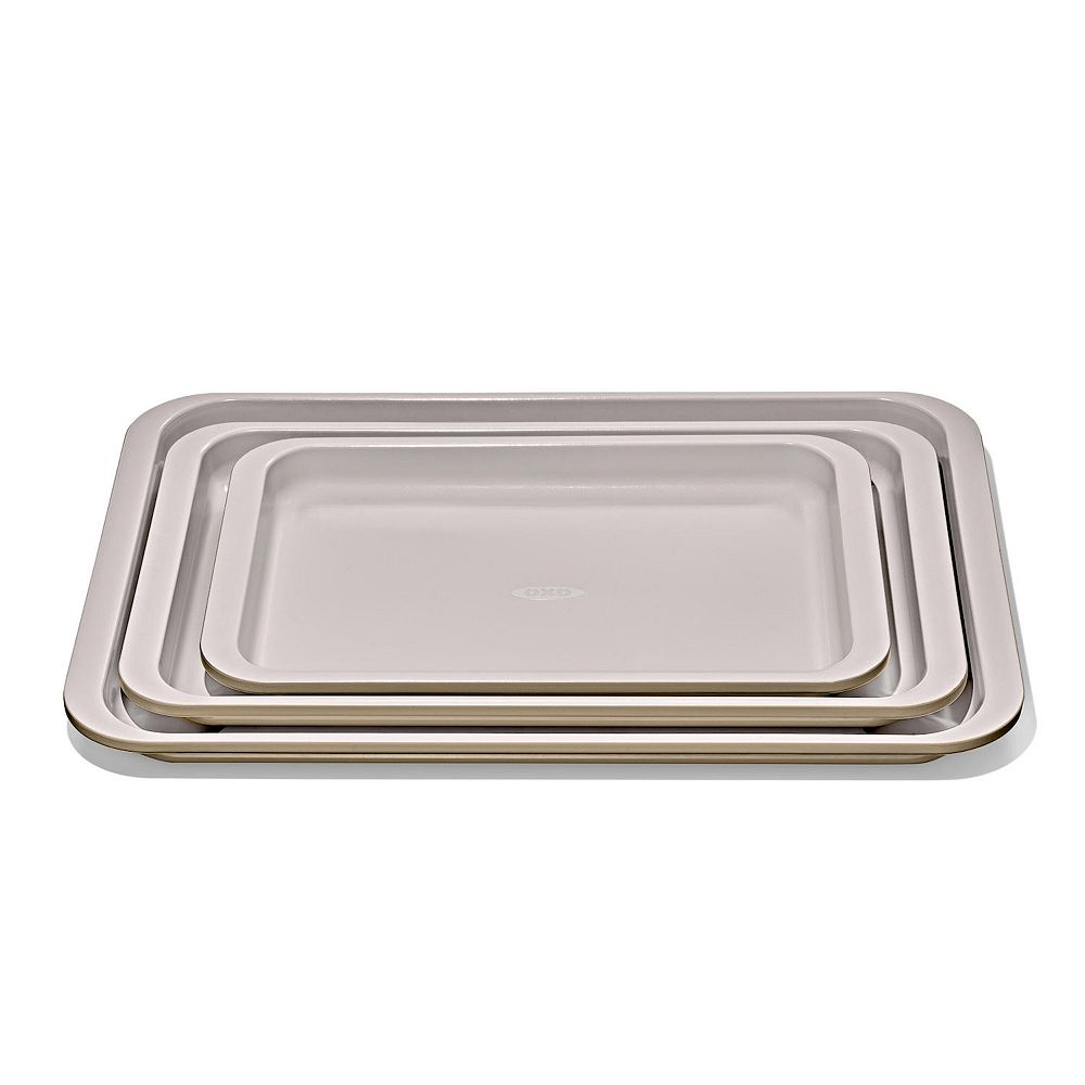 OXO Good Grips Non-Stick Pro Ceramic Coated Metal Bakeware 3-Piece Set
