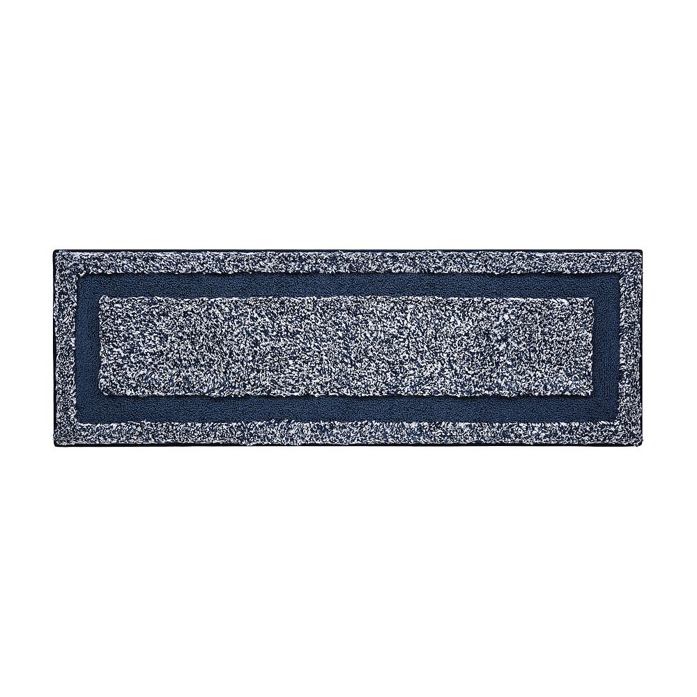 VCNY Home Heathered Hotel Microfiber Bath Rug Runner