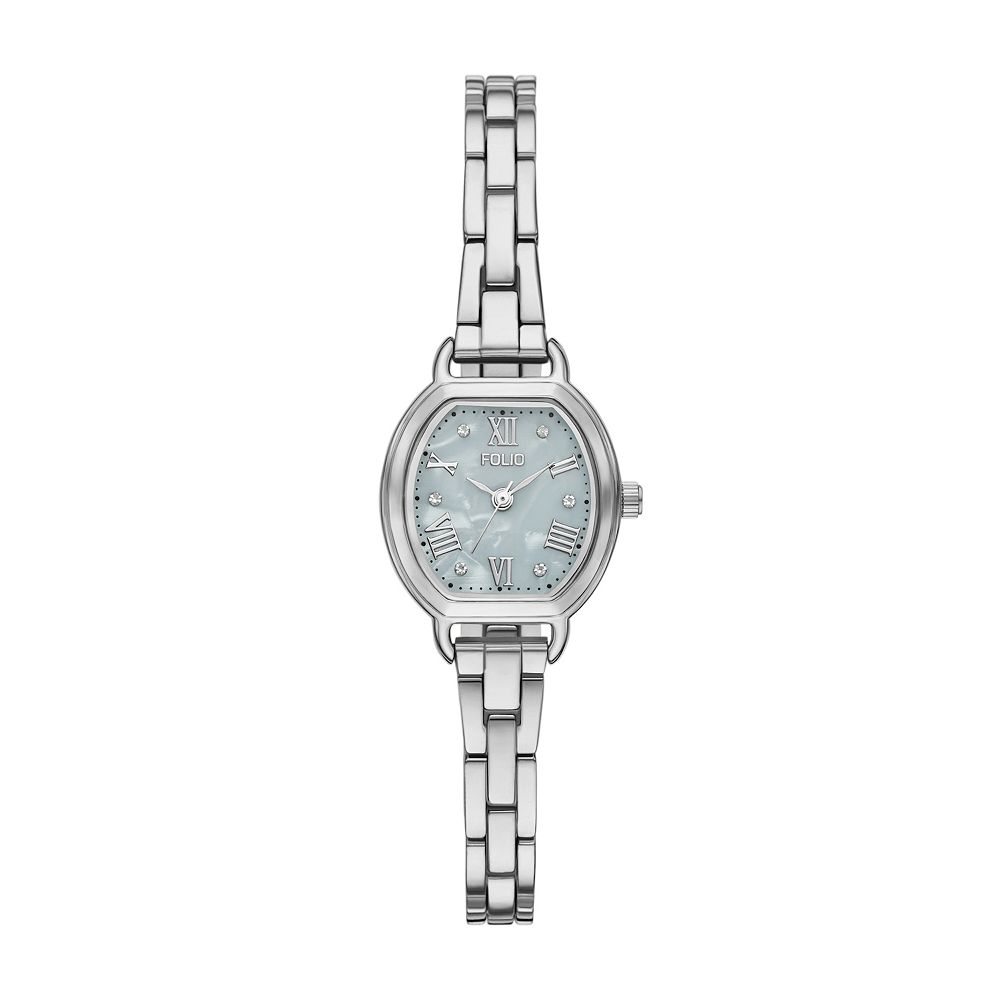 Folio Women's Two Tone Barrel Watch