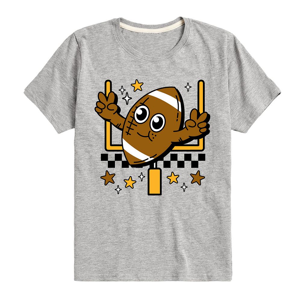 Boys 8-20 Football And Goal Post Graphic Tee
