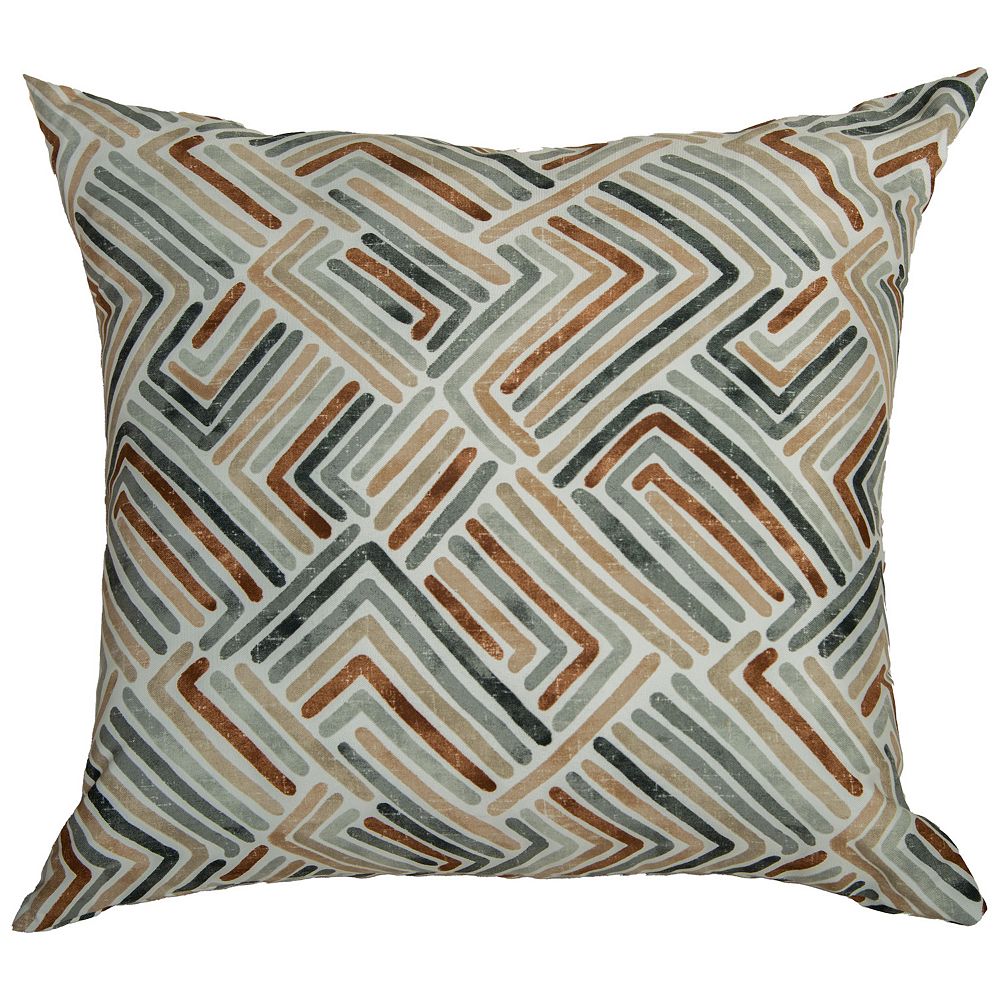 Rizzy Home Ally 22 in. x 22 in. Geometric Indoor / Outdoor Throw Pillow