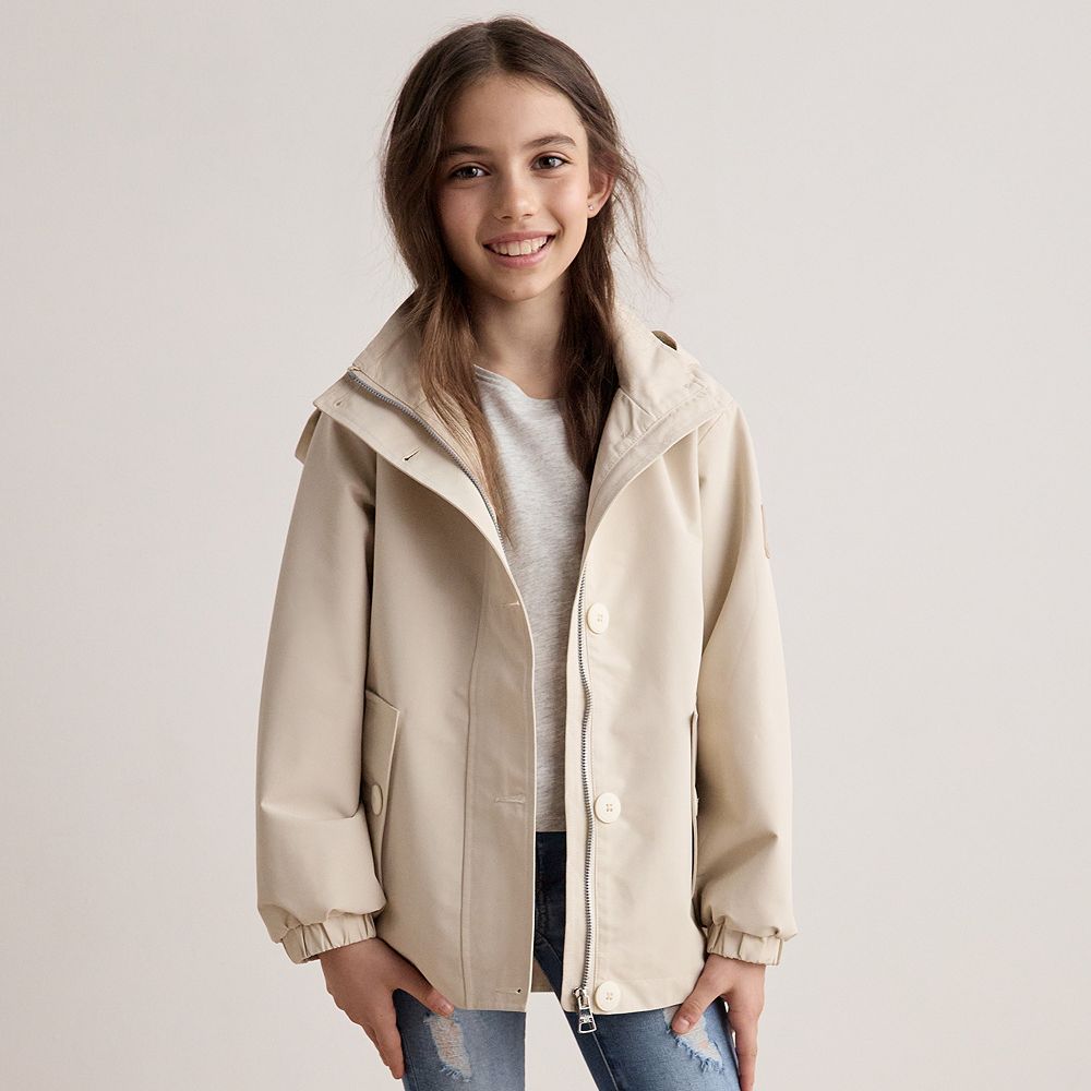 Girls 7-16 madden girl Twill Hooded Jacket