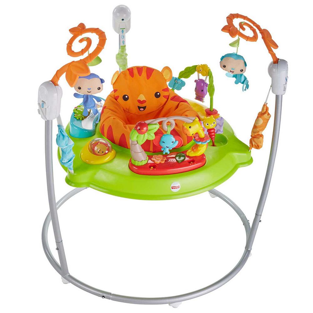 Fisher-Price Baby Bouncer Tiger Time Jumperoo Activity Center