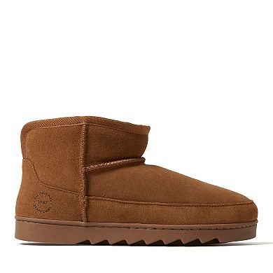 Dearfoams Gretchen Women's Suede Ankle Boot Slippers