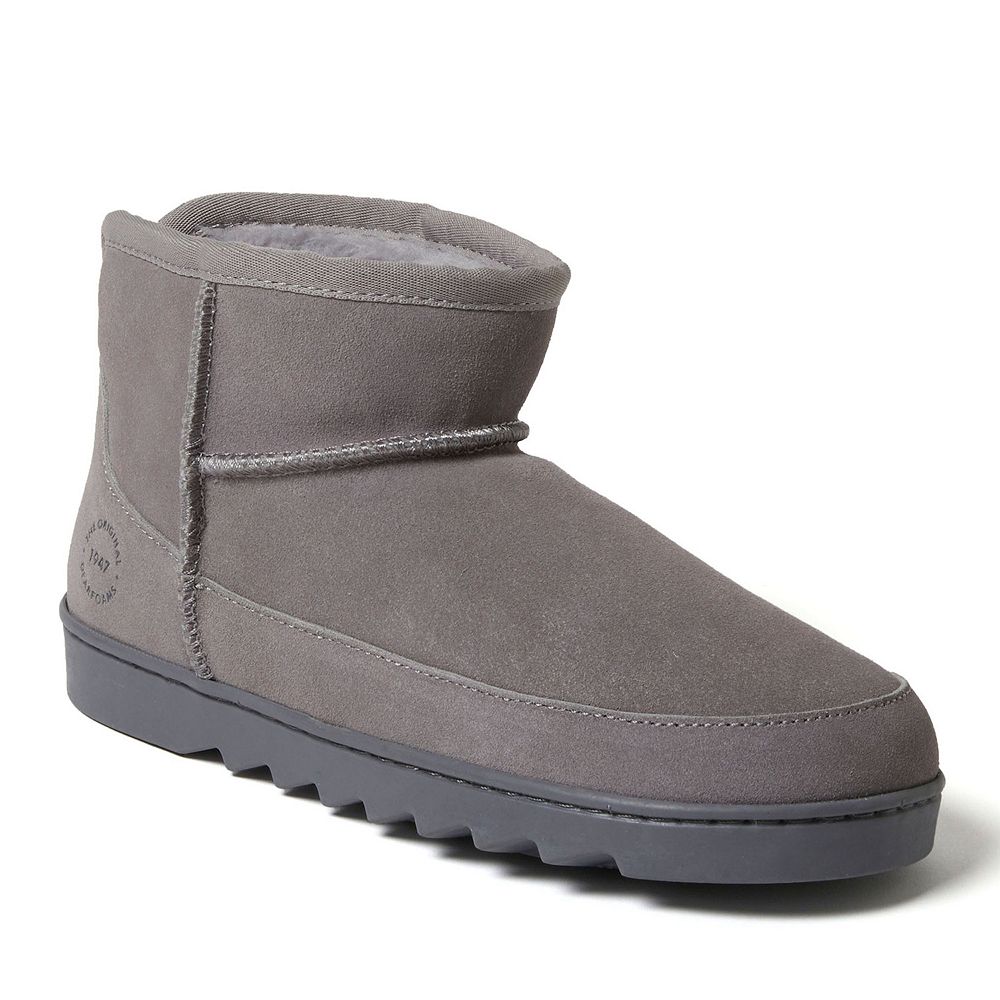 Dearfoams Gretchen Women's Suede Ankle Boot Slippers