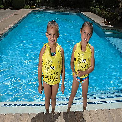 Poolmaster Hungry Frog Swimming Pool Float Vest for 3-6 Years Old