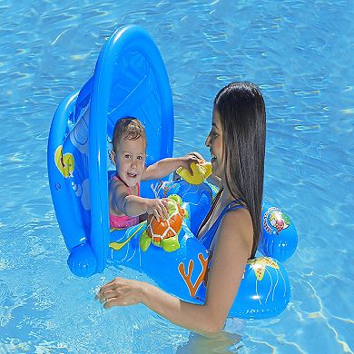 Poolmaster Learn-to-Swim Mommy and Me Baby Rider Pool Float