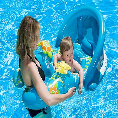 Poolmaster Learn-to-Swim Mommy and Me Baby Rider Pool Float