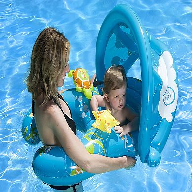 Poolmaster Learn-to-Swim Mommy and Me Baby Rider Pool Float