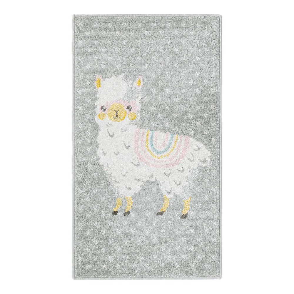 Unique Loom Llama Whimsy Kids Rug
