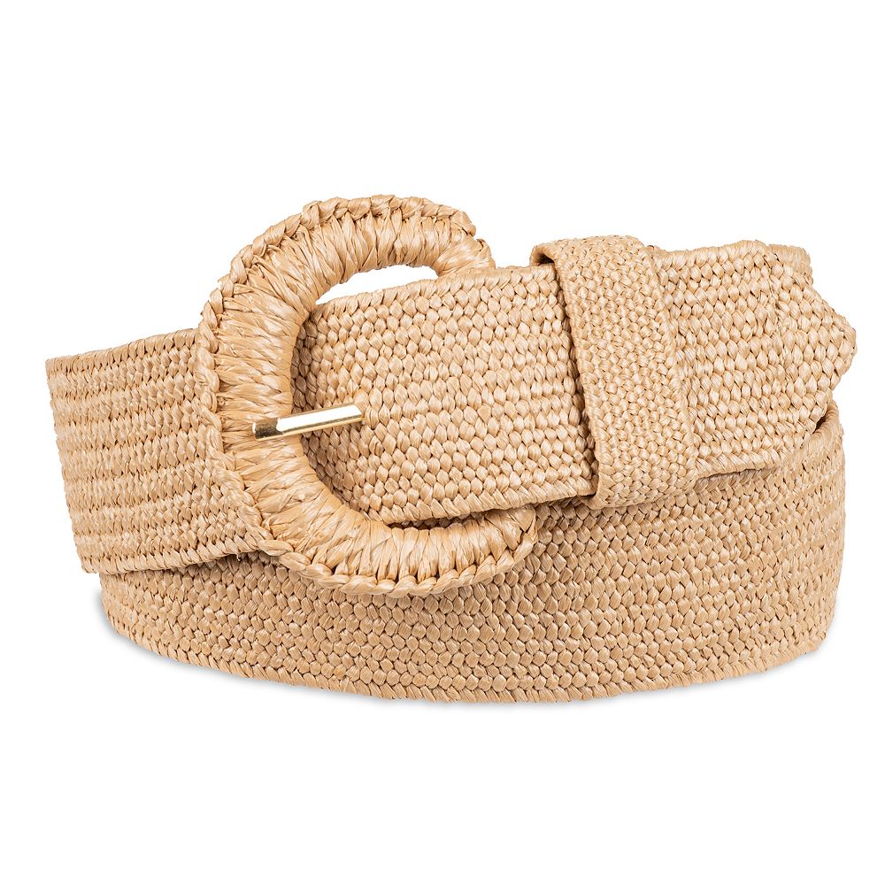 Women's LC Lauren Conrad Natural Straw Belt