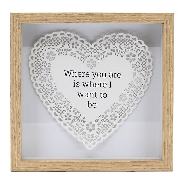 "Where I Want to Be" Wall Sign