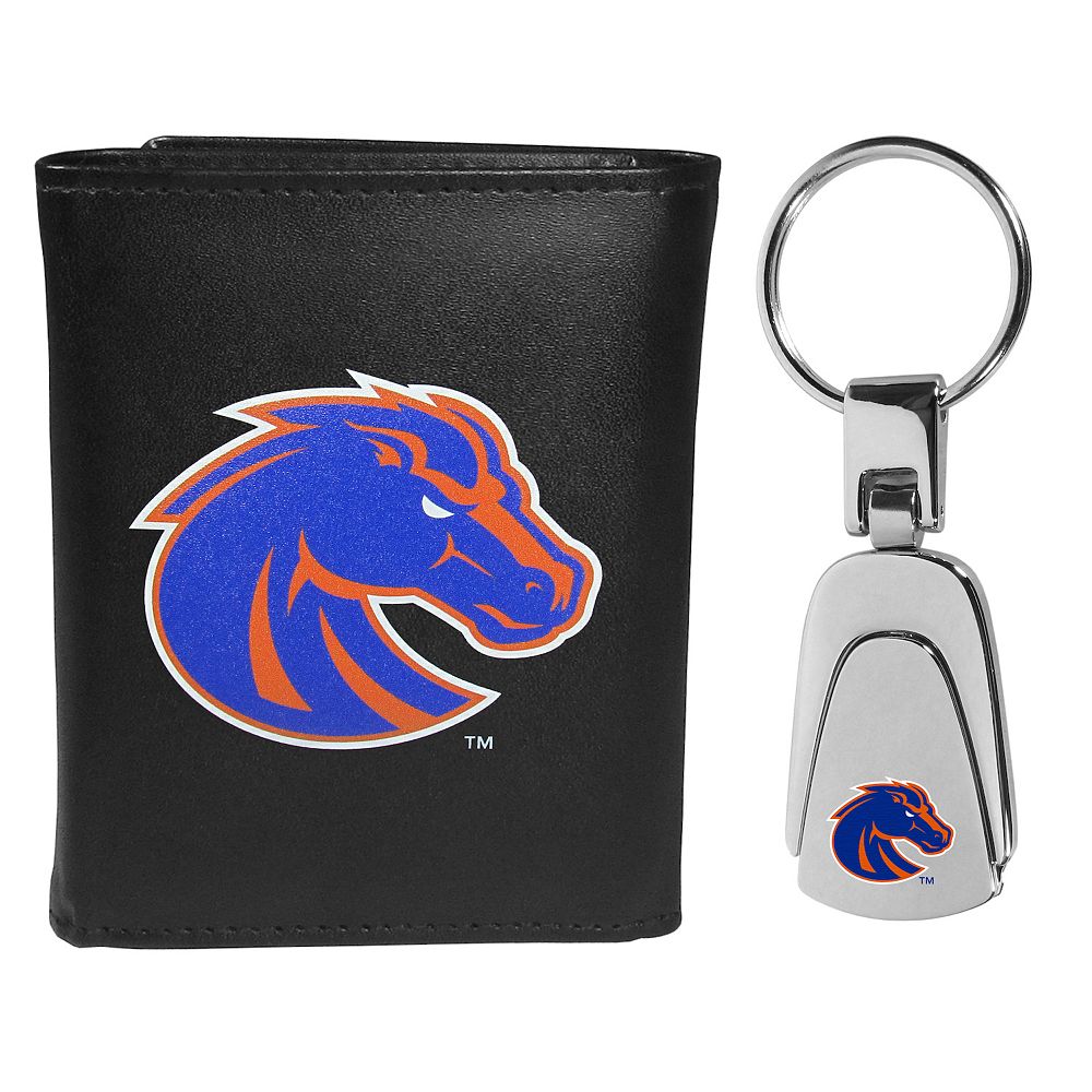 Boise State Broncos Tri-Fold Wallet & Keychain