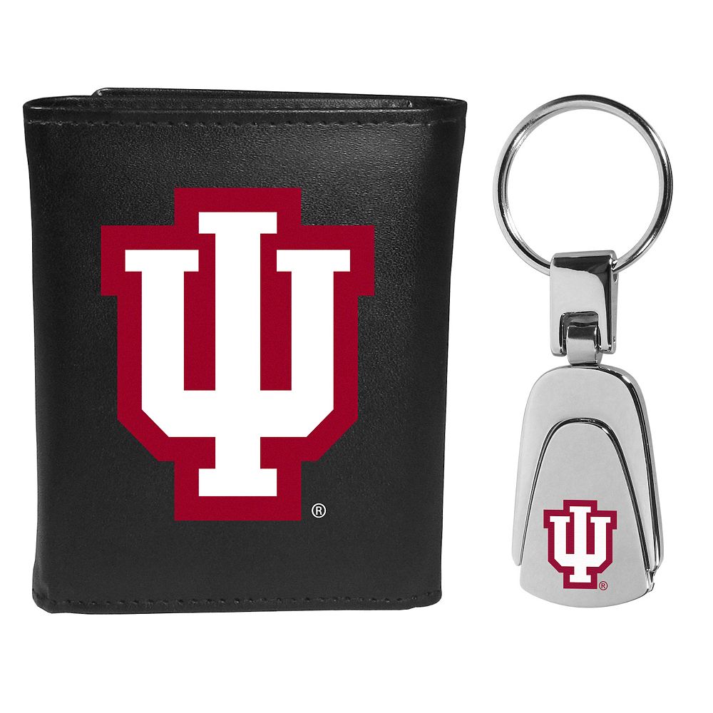 Indiana Hoosiers Tri-Fold Wallet & Keychain
