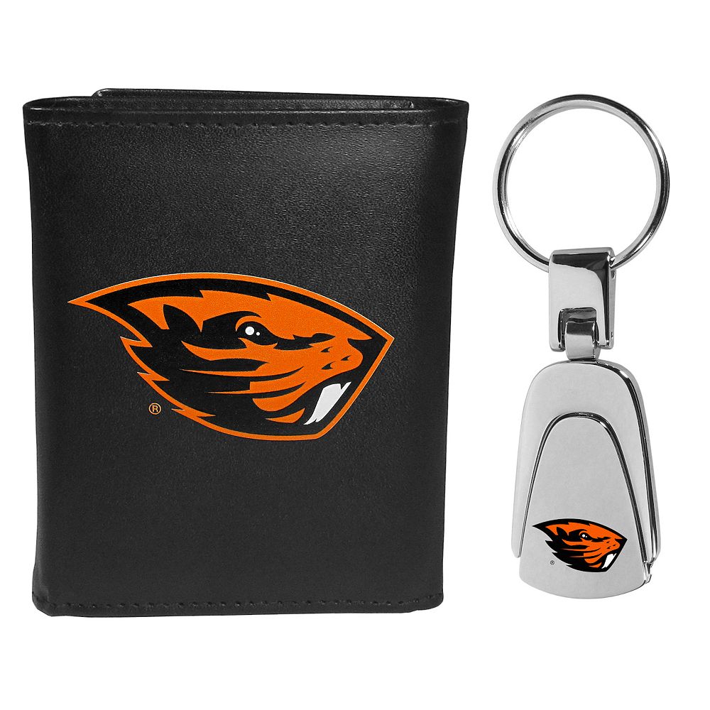 Oregon State Beavers Tri-Fold Wallet & Keychain