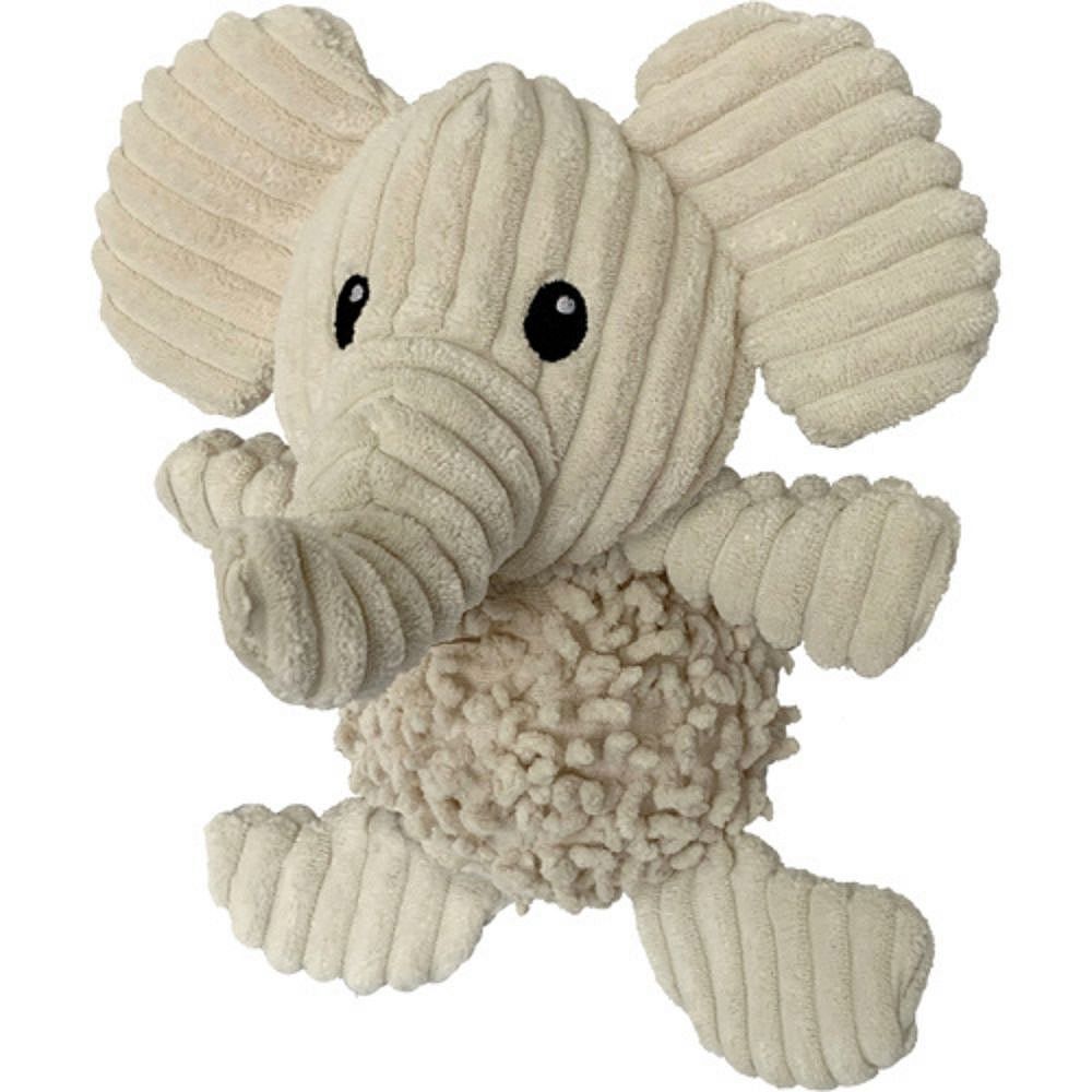 Petlou Durable Natural Nubby Plush Dog Toys With Squeaker And Crinkle ...