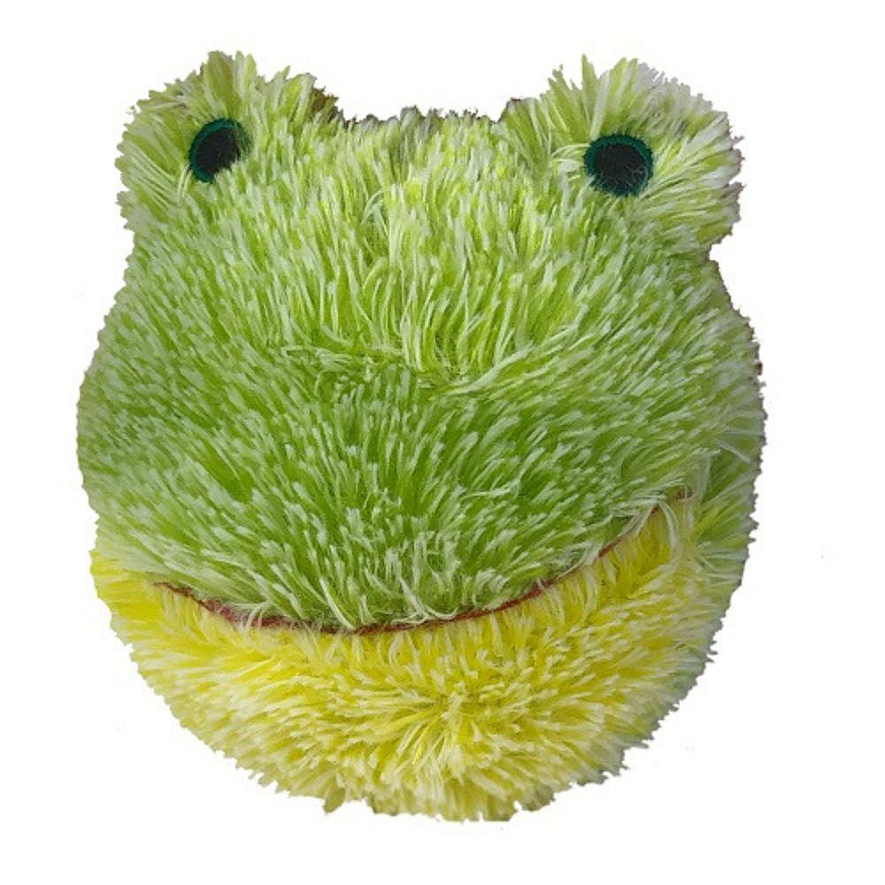 Petlou Squeak Small Squeaky Green Dog Toy - 4" Ez (frog)