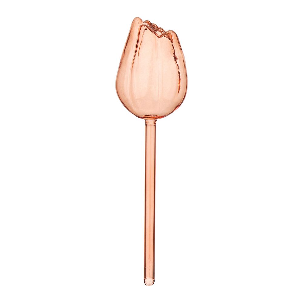 Celebrate Together™ Easter Coral Glass Tulip Self Watering Stake