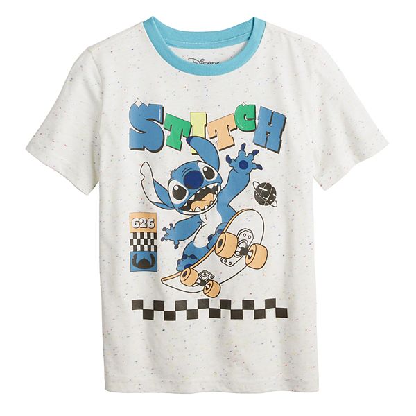 Disney's Lilo & Stitch Boys 4-8 Stitch Skating Elevated Tee by Jumping ...