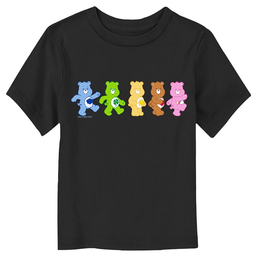Care Bears Walking Bears Line Up Toddler Tee