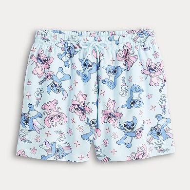 Disney's Lilo & Stitch Juniors' Stitch & Angel All Over Print Shorts