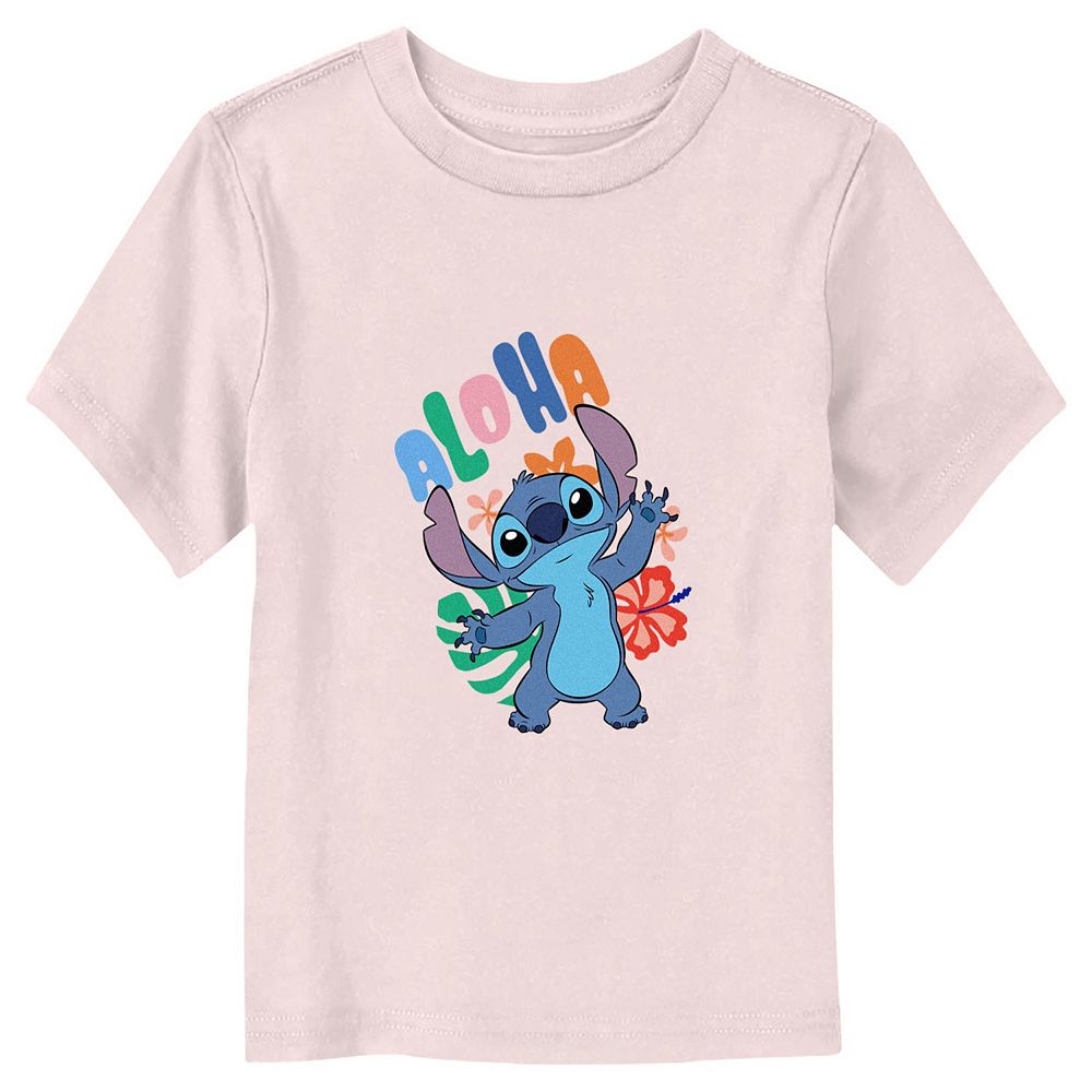 Lilo & Stitch Colorful Aloha Toddler Tee