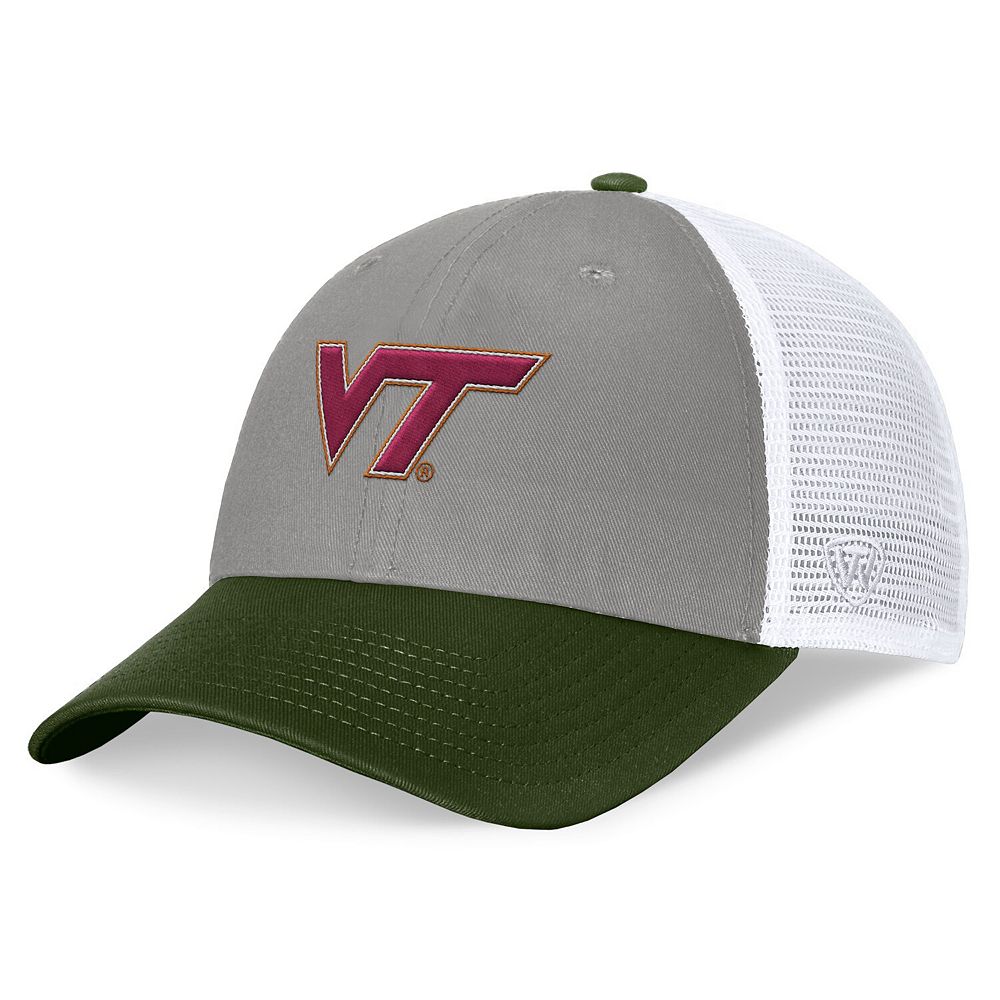 Men's Top of the World Gray/Green Virginia Tech Hokies OHT Military ...