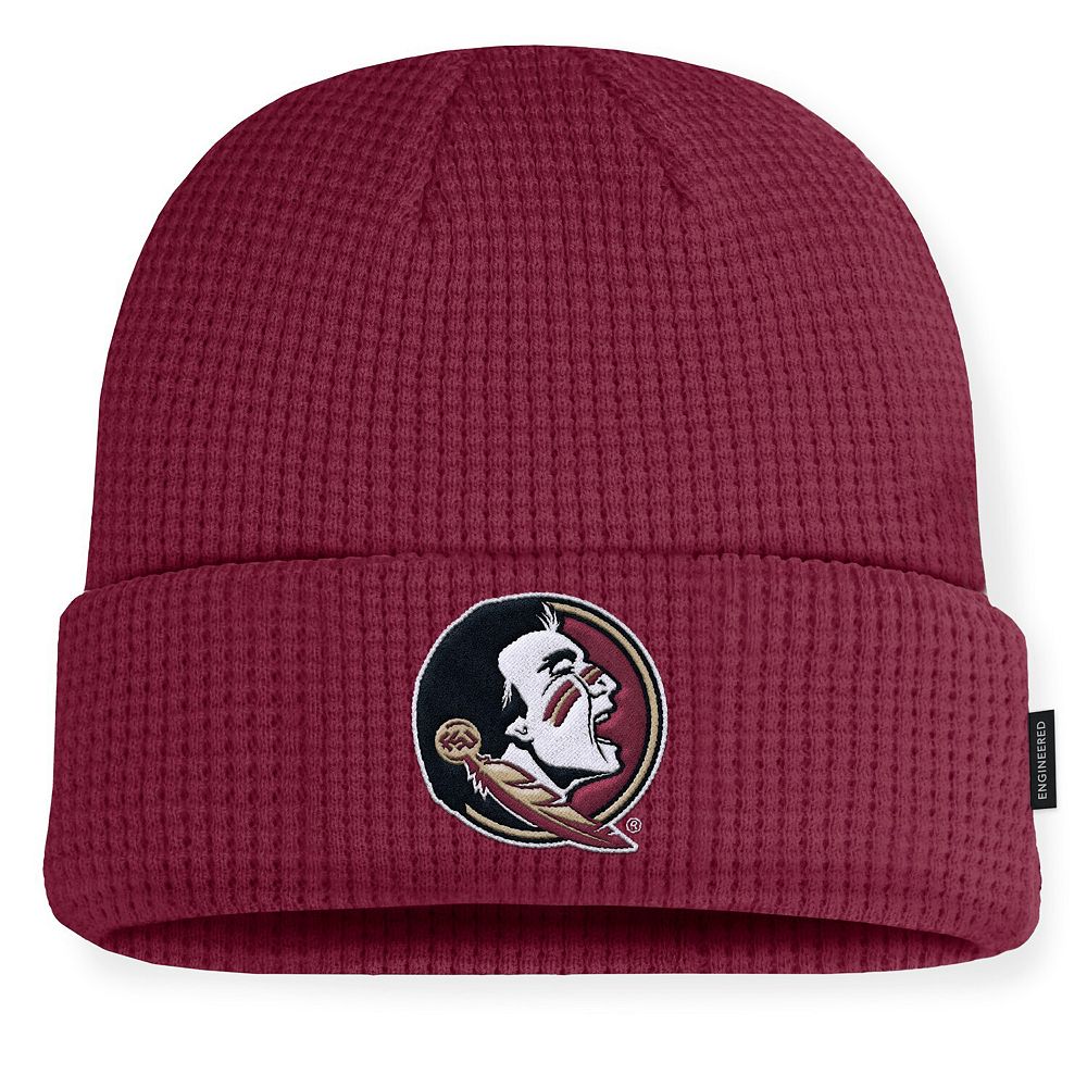 Men's Nike Garnet Florida State Seminoles On-Field Terra Waffle Cuffed ...