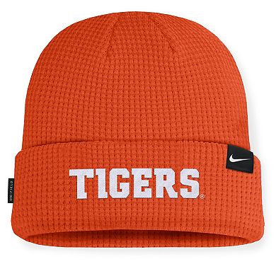 Men's Nike Orange Clemson Tigers On-Field Terra Waffle Cuffed Knit Hat