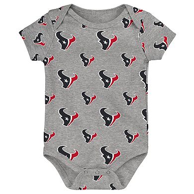 Newborn & Infant Houston Texans Team Starter 3-Pack Bodysuit Set