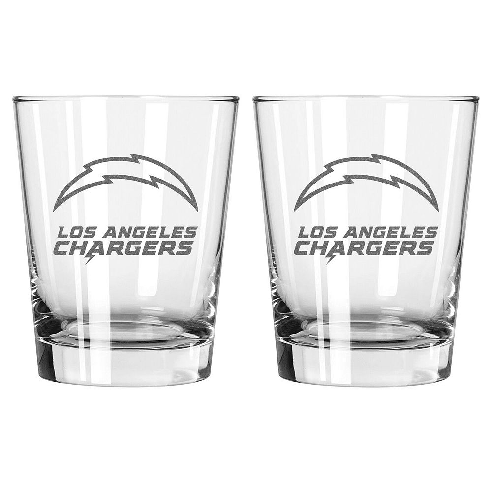 The Memory Company Los Angeles Chargers 2-Pack 15oz. Double Old ...