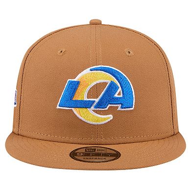 Men's New Era Tan Los Angeles Rams Color Pack 9FIFTY Snapback Hat with ...