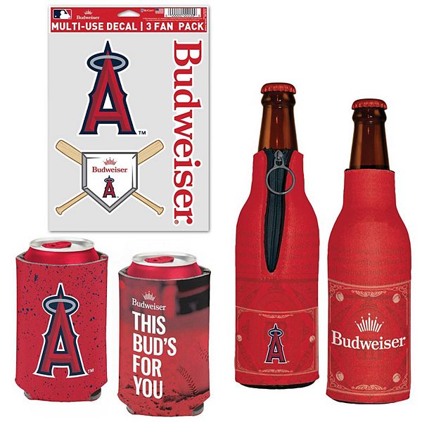 WinCraft Los Angeles Angels MLB x Budweiser Can Cooler, Bottle Cooler ...