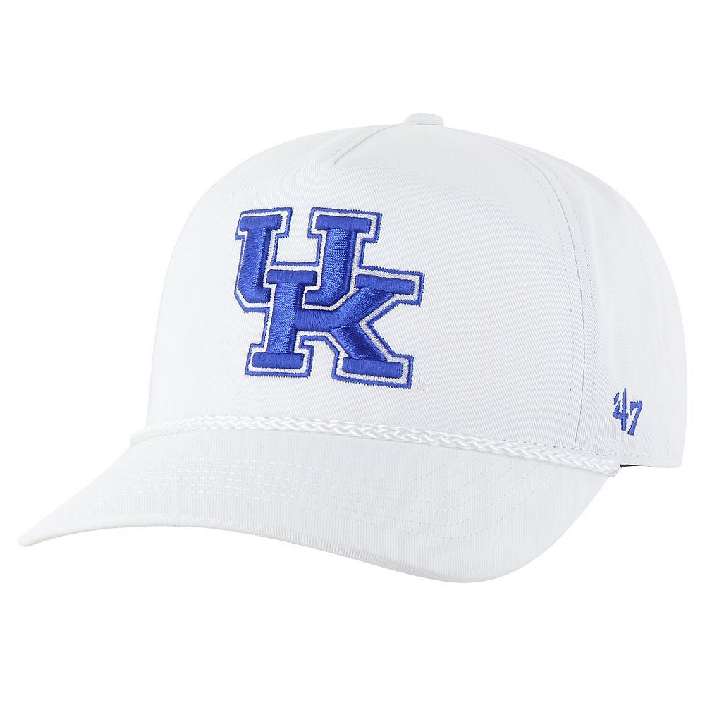 Men's '47 White Kentucky Wildcats Rope Hitch Adjustable Hat