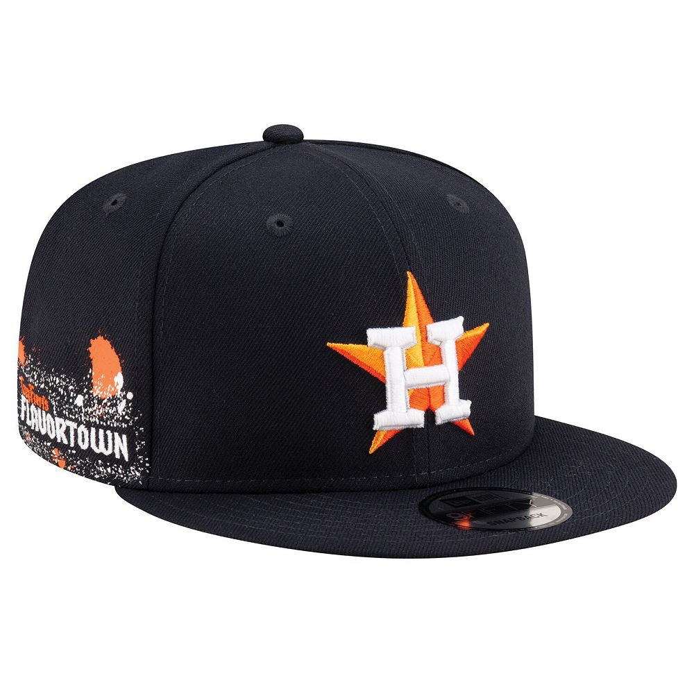 Men's MLB x Guy Fieri ۪s Flavortown Navy Houston Astros 9FIFTY Snapback Hat